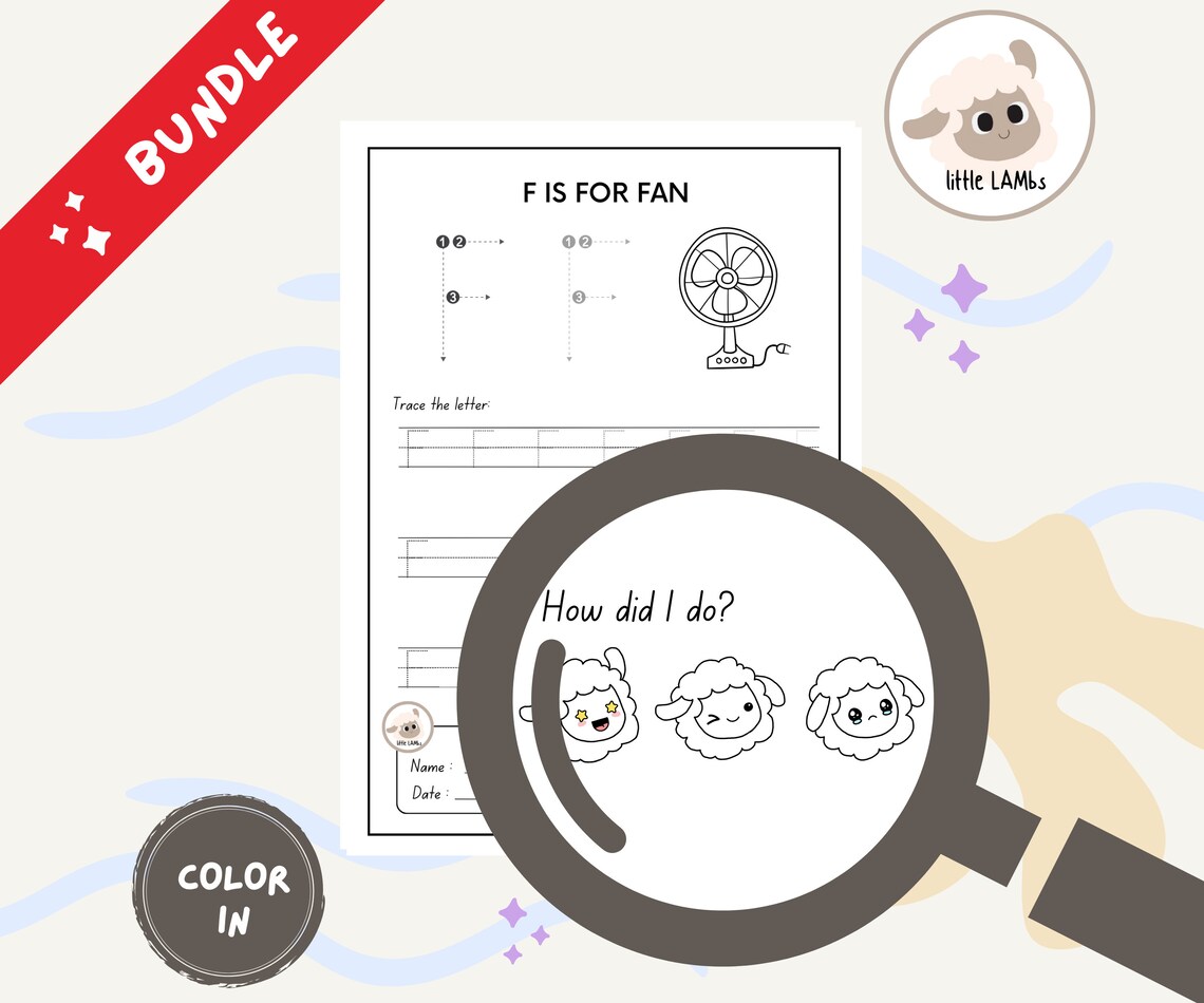 STAGE 3 - Alphabet Letter Tracing Worksheets Printable - Upper & Lower ...