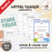 STAGE 3 - Alphabet Letter Tracing Worksheets Printable - Upper & Lower ...