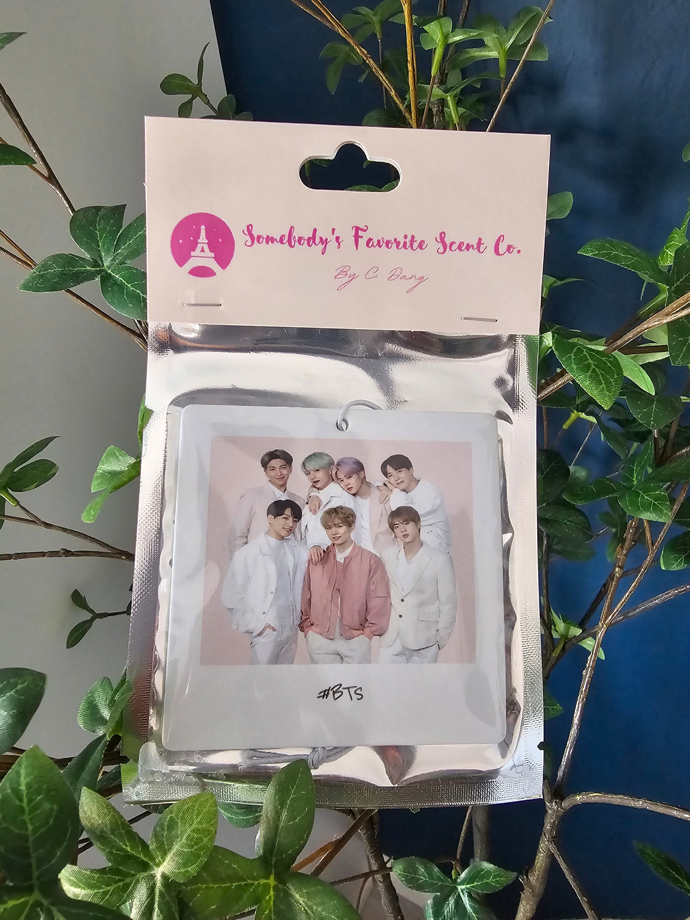 BTS Air Freshener Polaroid Style -hanging Car Air Freshener - Double ...
