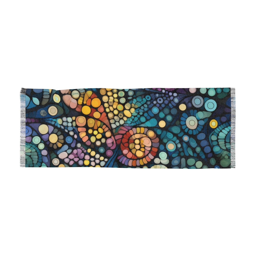 Avant Garde Modern Abstract Effervescence Women's Scarf - Add a Touch ...