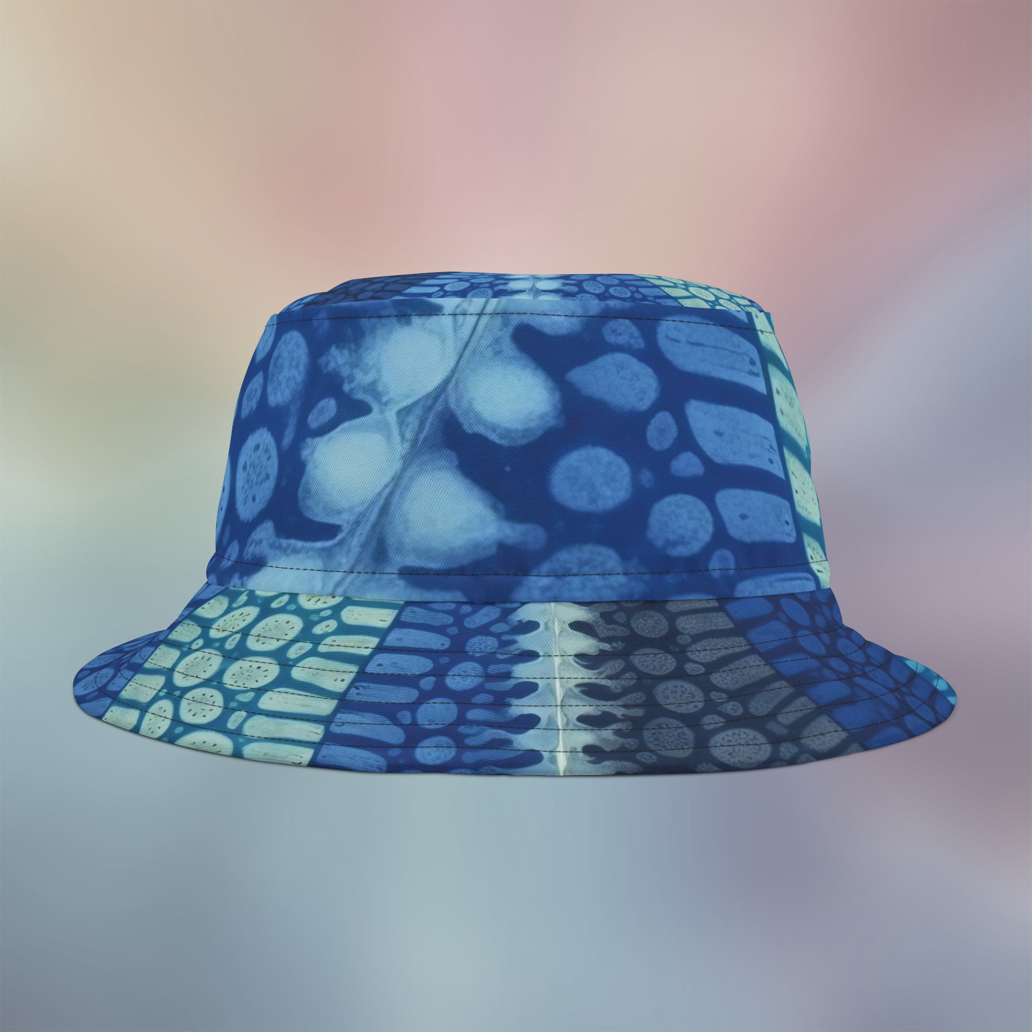 Shibori Tie Dye Style Bucket Hat, Great Color and a Fun Style. Perfect ...