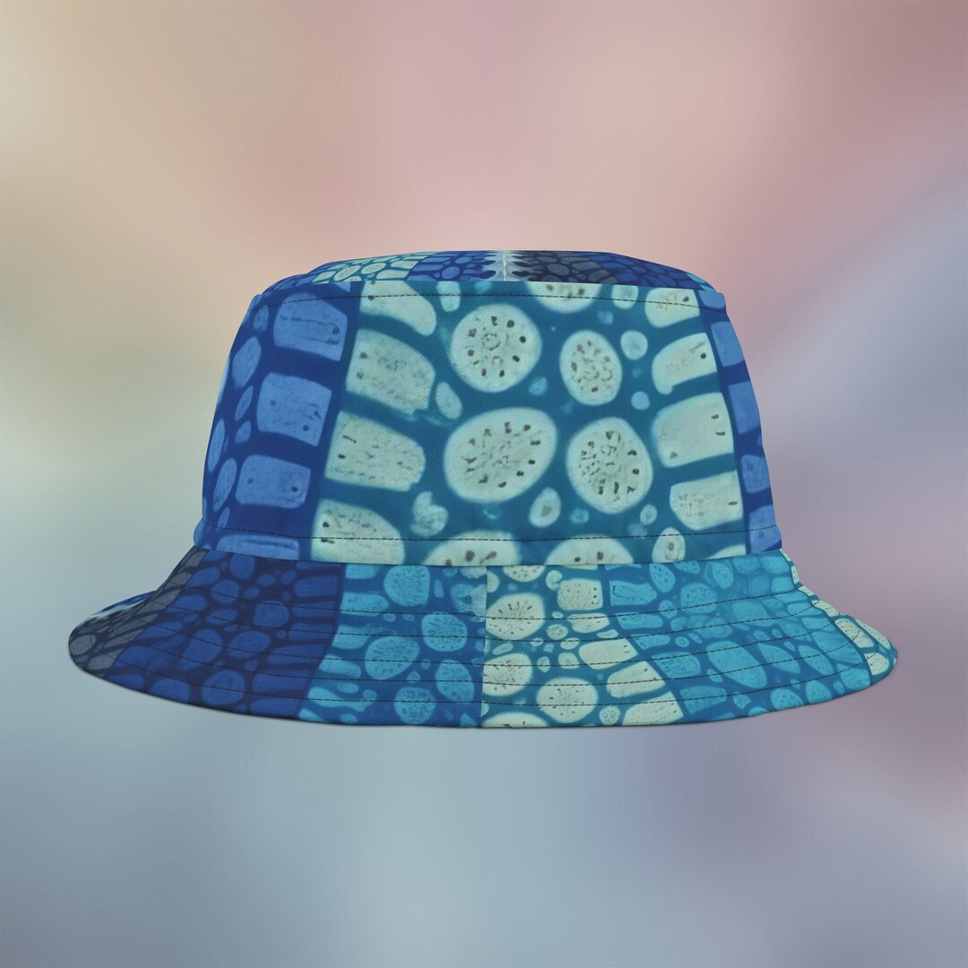 Shibori Tie Dye Style Bucket Hat, Great Color and a Fun Style. Perfect ...
