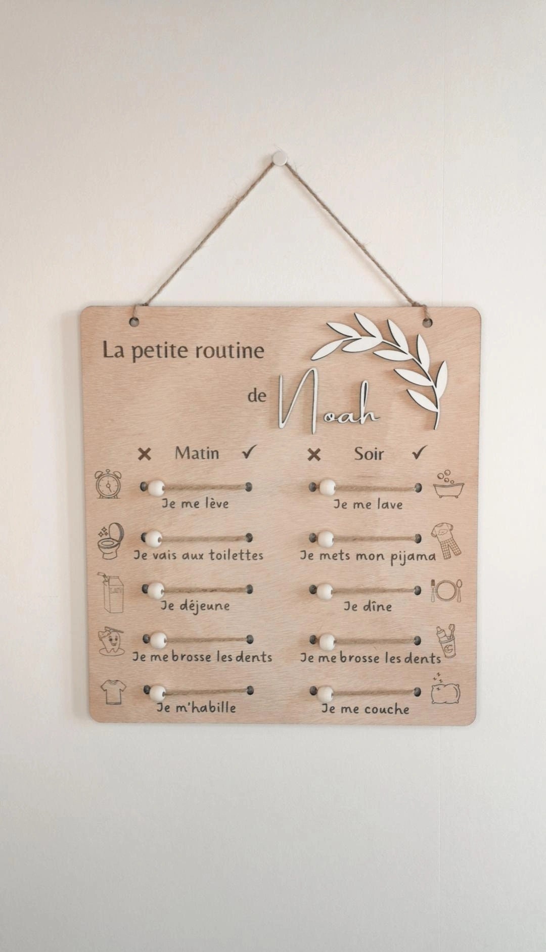 Children's Daily Routine Panel - Etsy