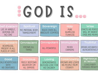 Attributes of God Print: ALMIGHTY - Etsy
