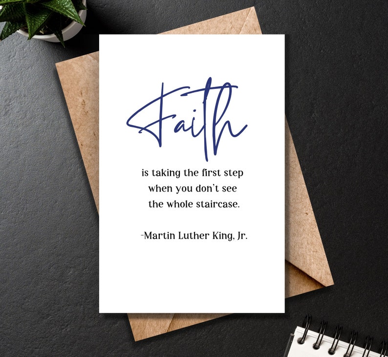 Martin Luther King Jr Quote, Faith, MLK Jr Day, Celebrate Inspiration ...