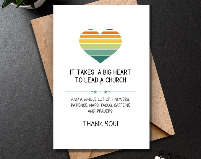 Thank You Pastor - It Takes A Big Heart to Lead a Church - Pastor ...