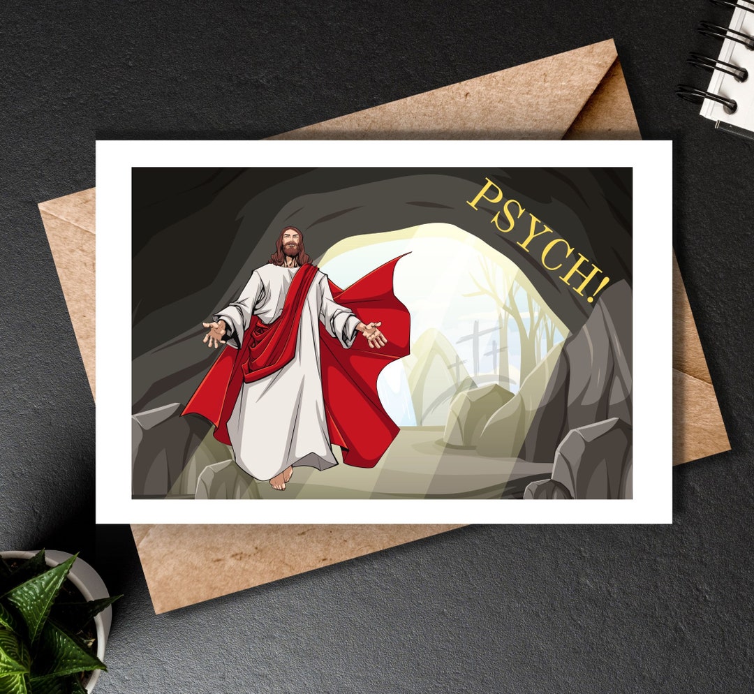 Funny Easter Card, Psych, Resurrection Day, Christian Faith ...