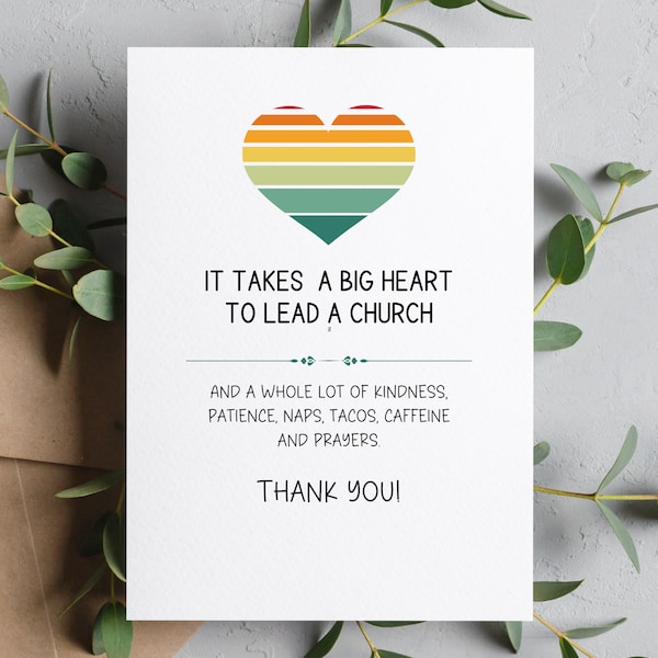 Church Thank You Cards - Etsy