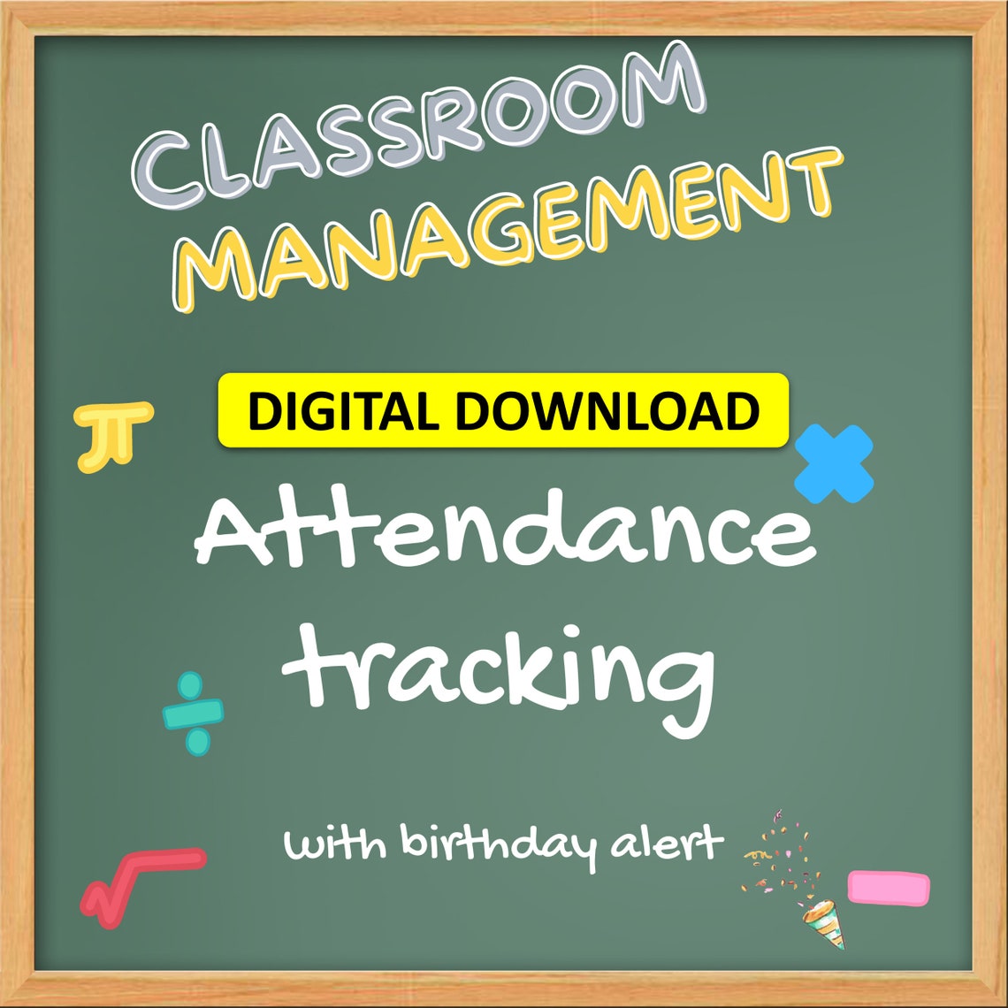 Classtrack: Classroom Attendance and Lateness Tracker, Excel Attendance ...