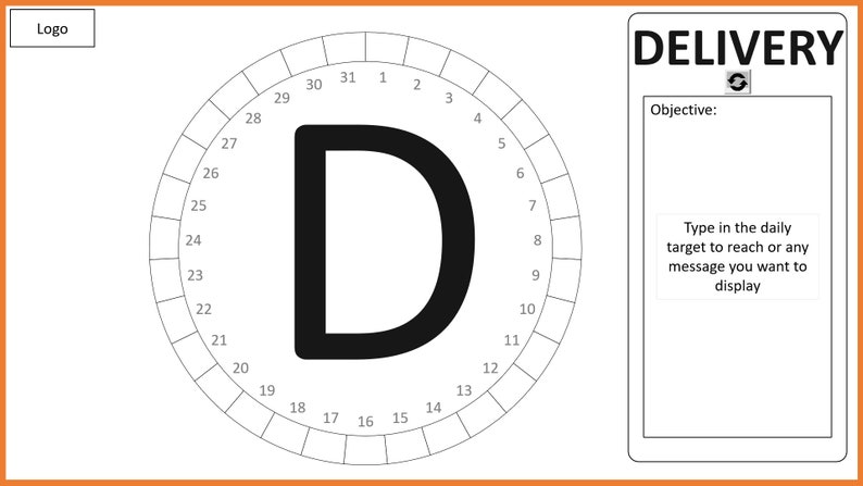 Comprehensive SQDCM Performance Board: Visual Management & Daily Huddle ...
