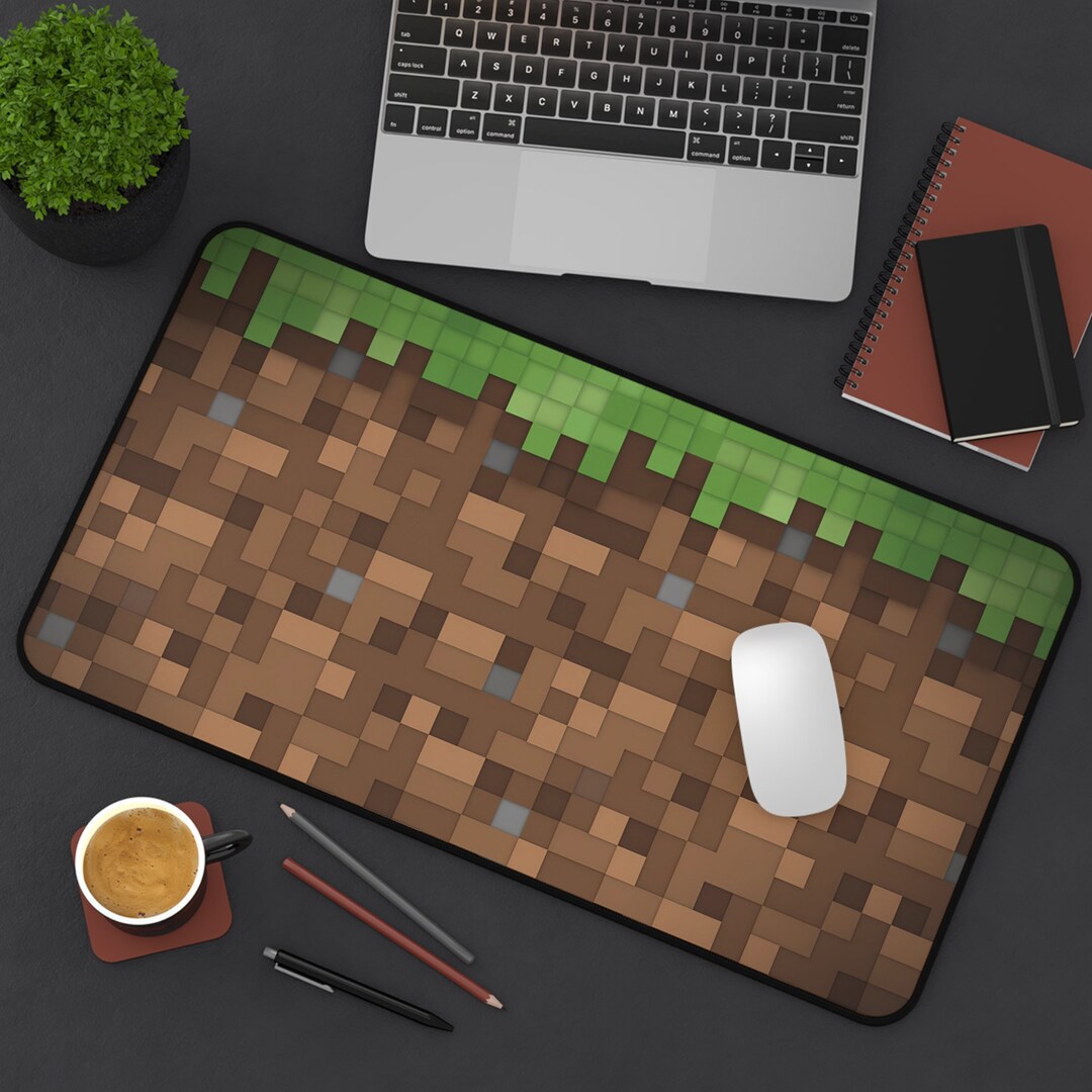 Pixelcraft Mouse Pad & Desk Mat Minecraft Perfect Gifts Gamers, Video ...