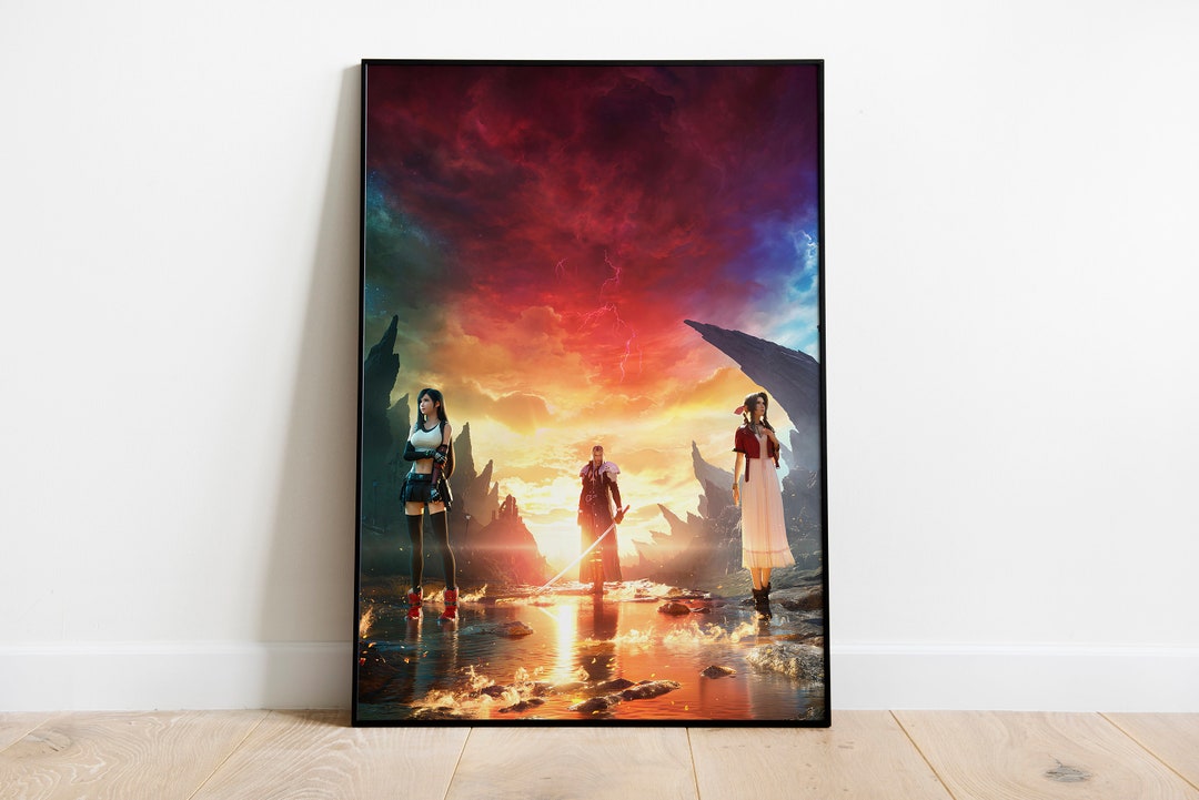 Final Fantasy VII REBIRTH Aerith and Tifa Vertical Posters 16x20 - Etsy ...