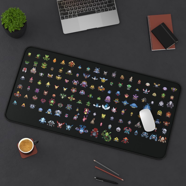 Pokemon Overworld Sprites Pixel GEN 3 Desk Mat - Etsy Israel