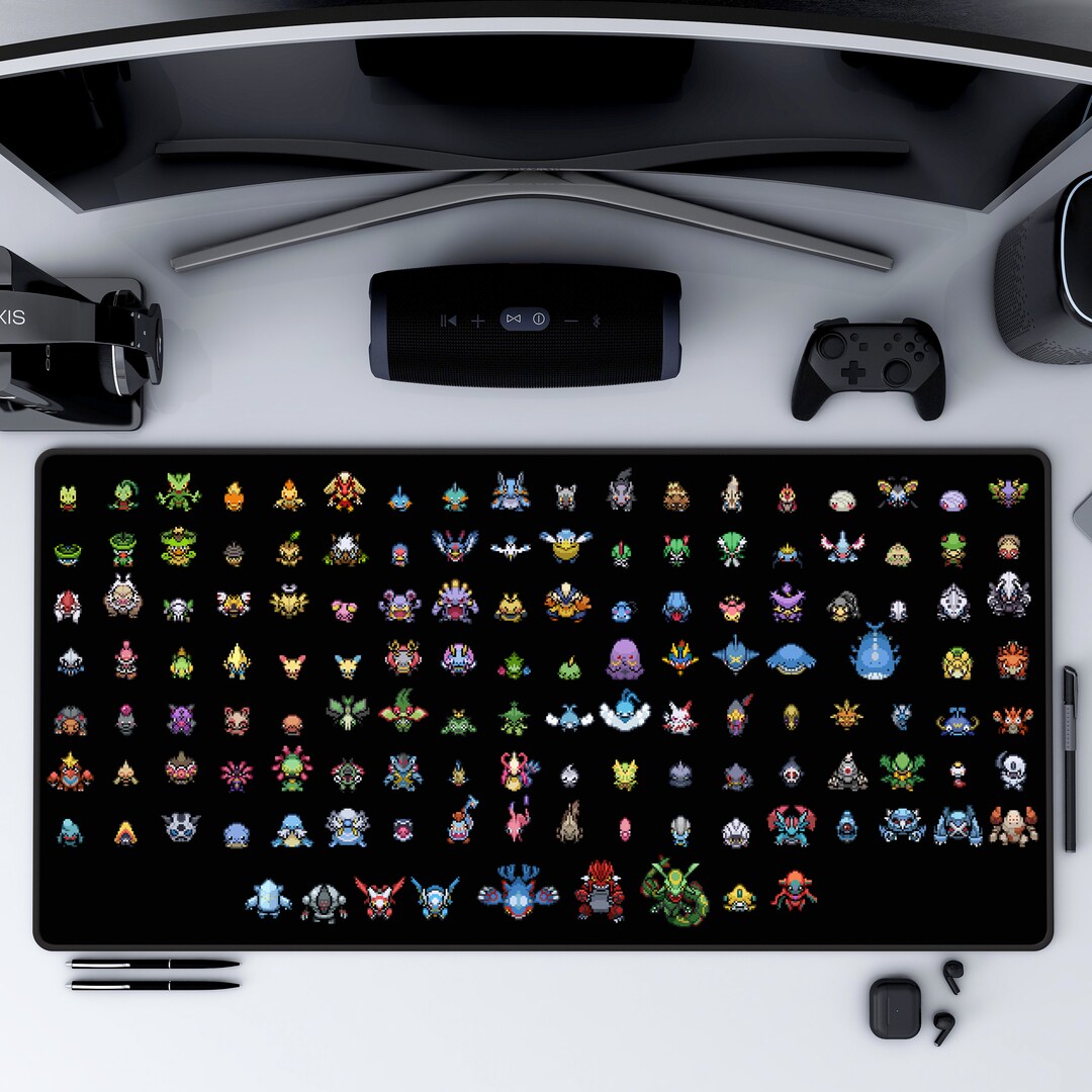 Pokemon Overworld Sprites Pixel GEN 3 Desk Mat - Etsy UK