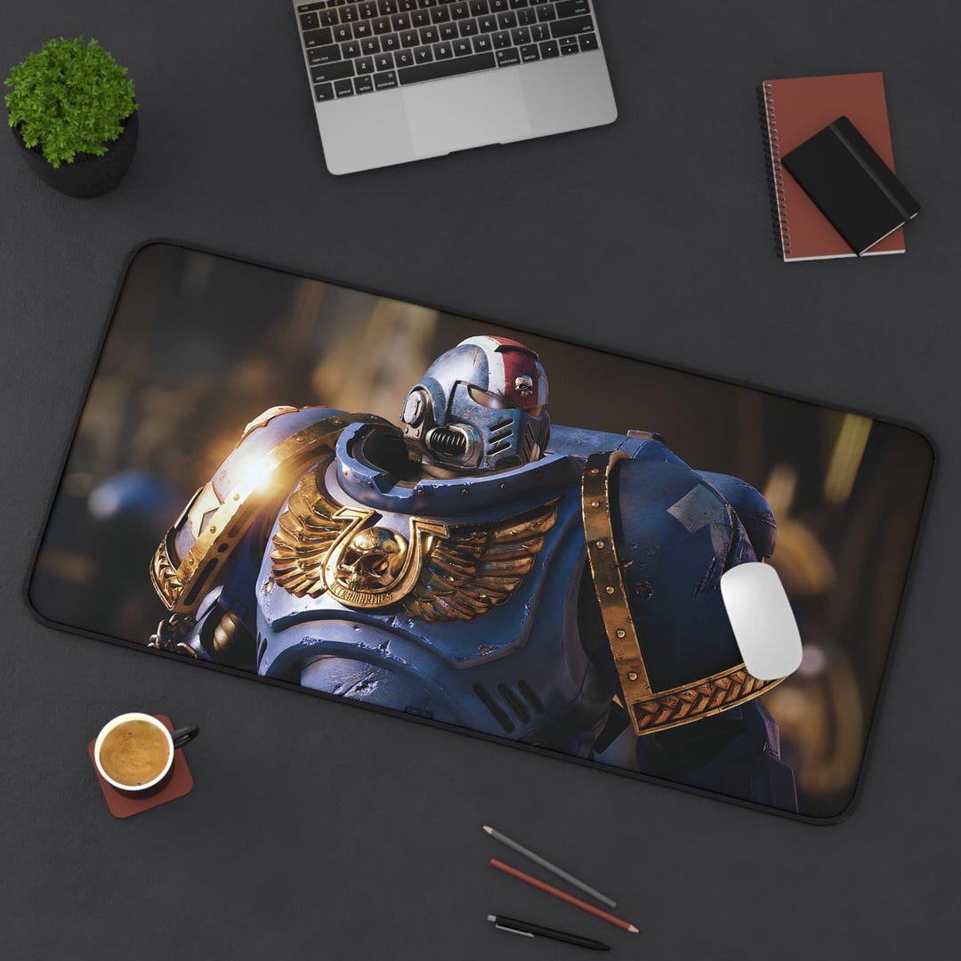Warhammer 40K Space Marine 2, Mouse Pad, Desk Mat, Play Mat - Etsy