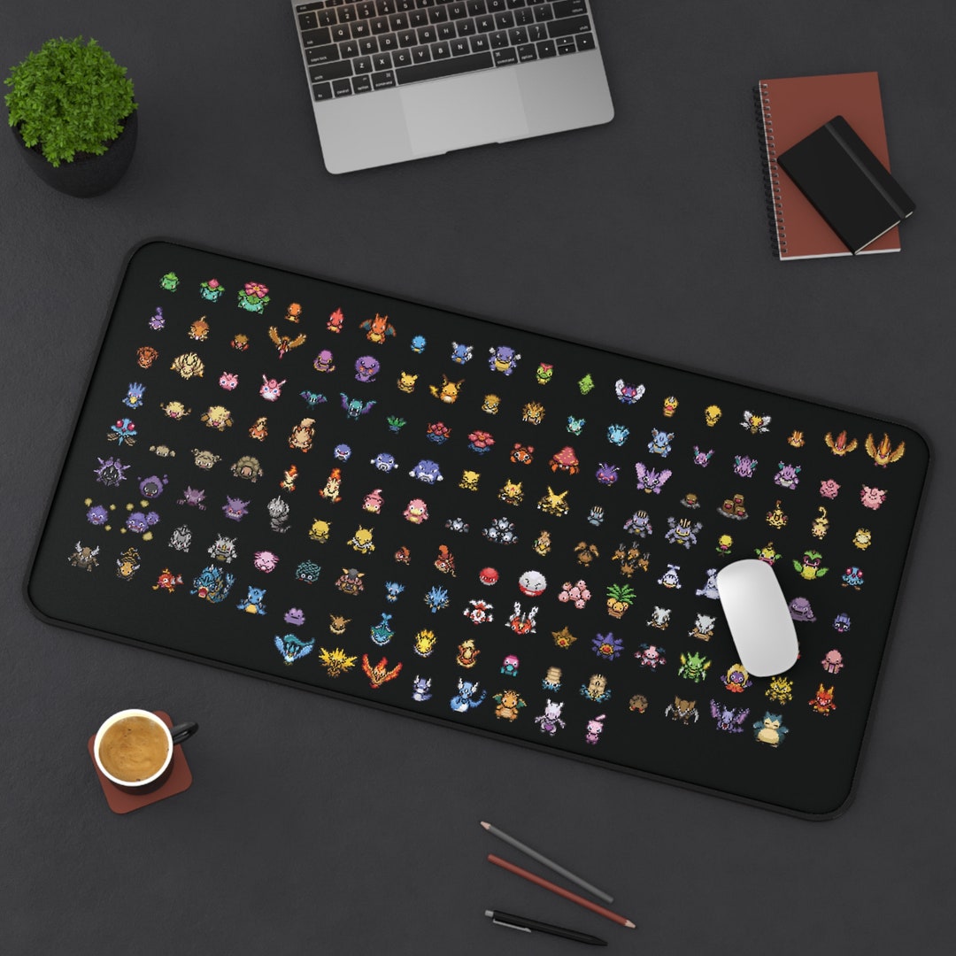 Pokemon Pixels Playmat, Desk Mat - Etsy