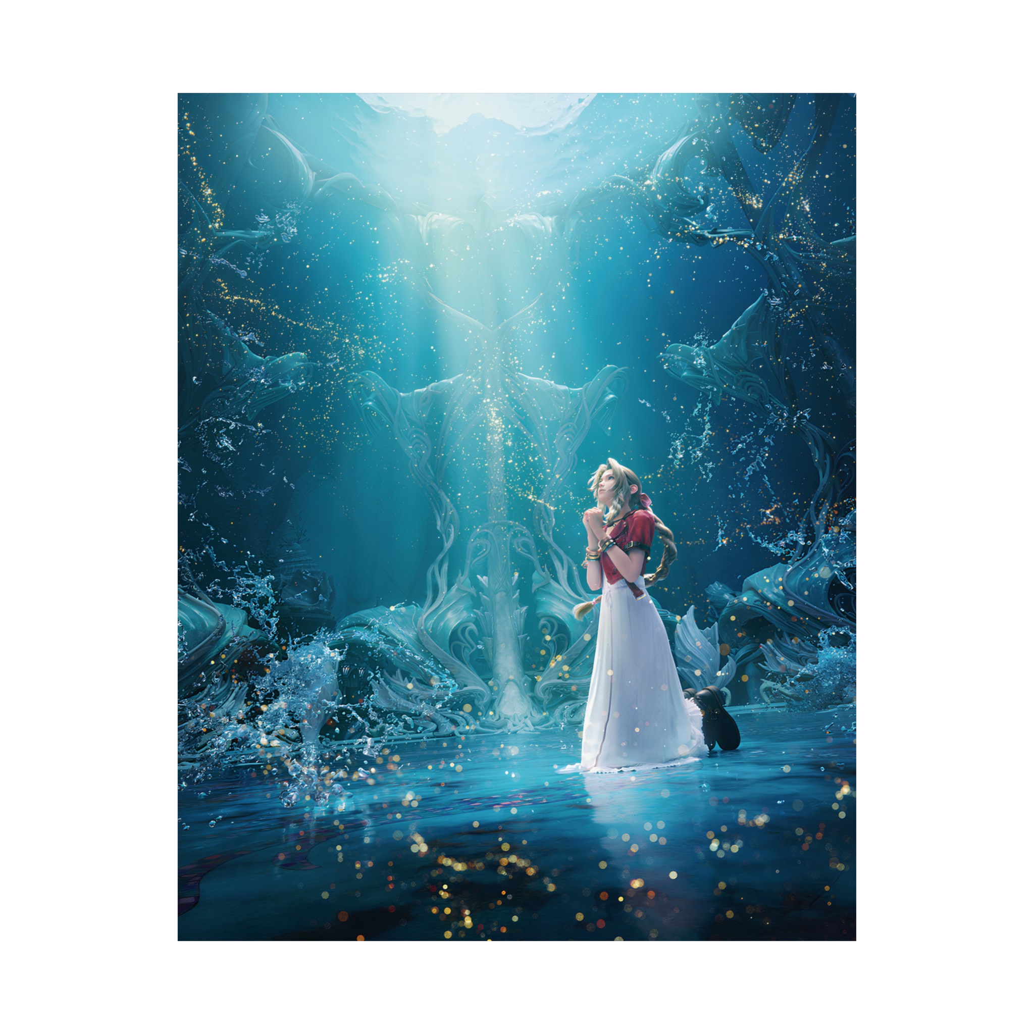 Final Fantasy VII Aerith Prayer Matte Vertical Posters 16x20 - Etsy
