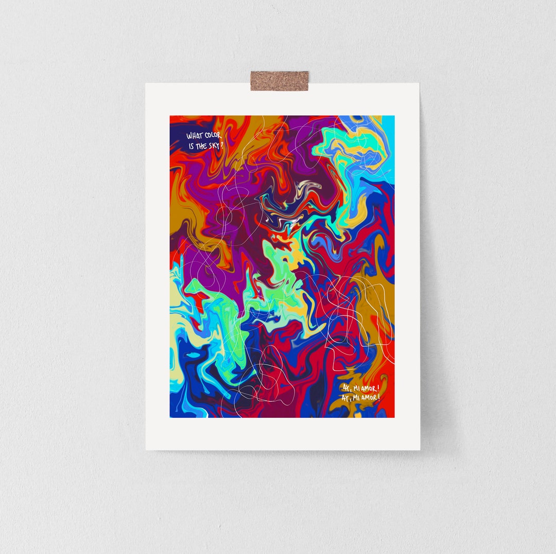 SKY, Digital Poster Art, Digital Download Wall Art, 3x4 Print - Etsy