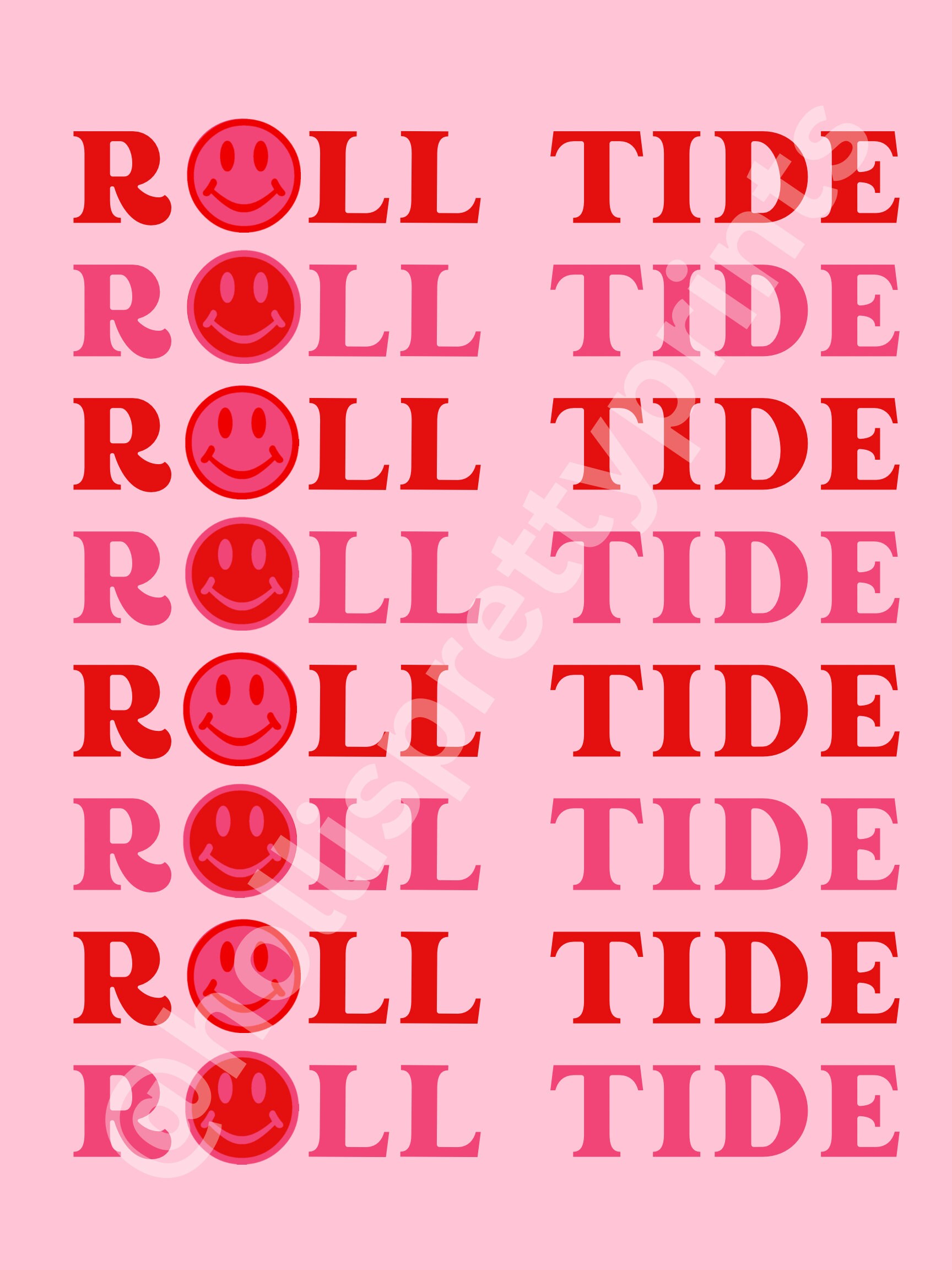 UNIVERSITY OF ALABAMA Dorm Art | Roll Tide - Etsy