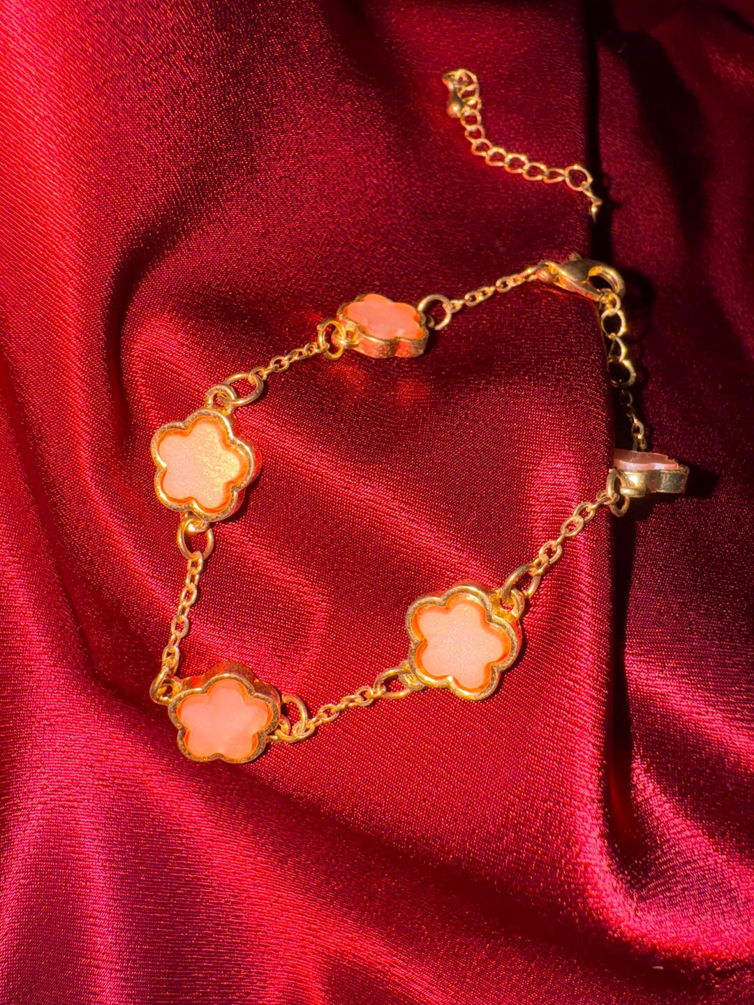 Van Cleef Pink Bracelet - Etsy