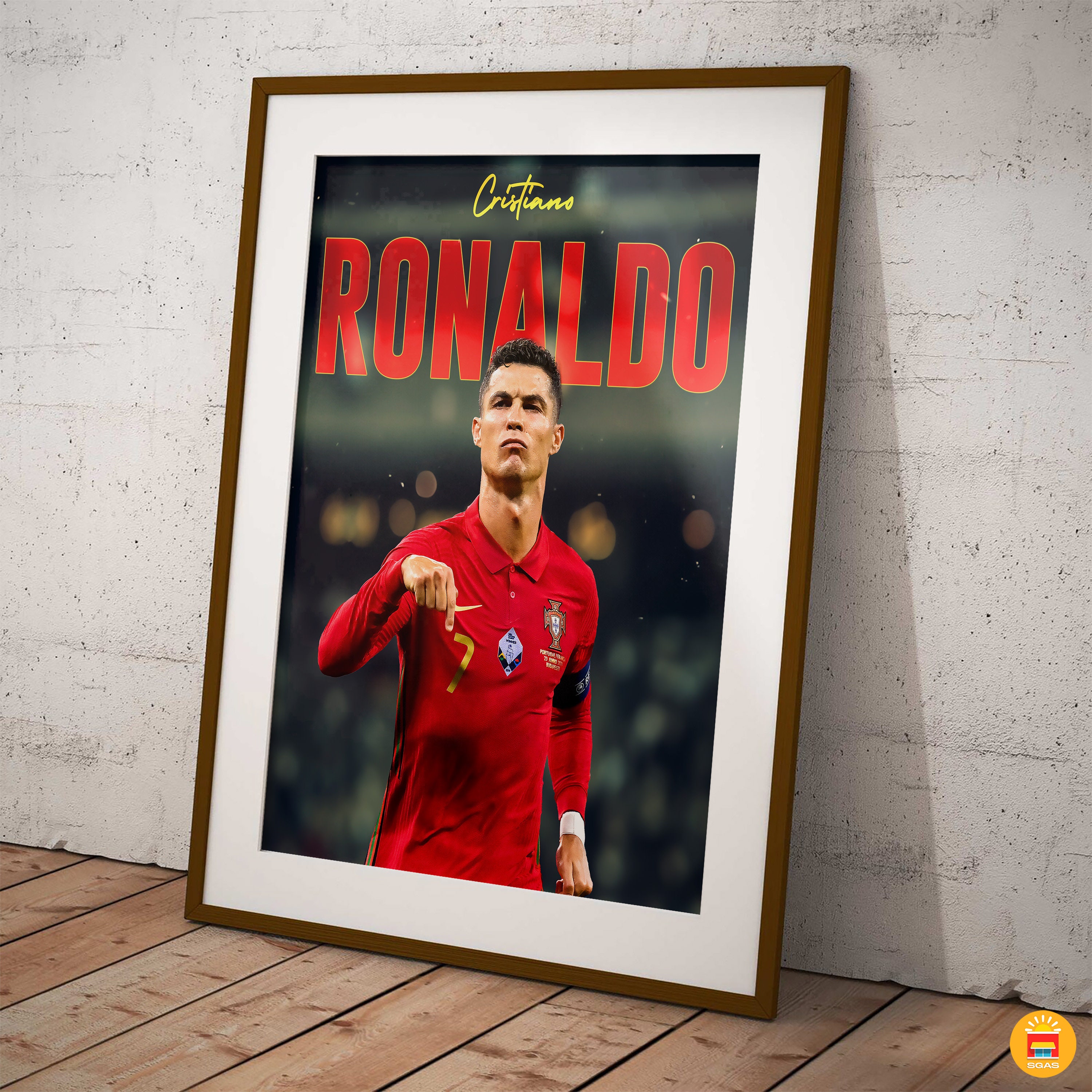 Printable Cristiano Ronaldo Poster sold by Wobble Sallow | SKU 4006883 ...