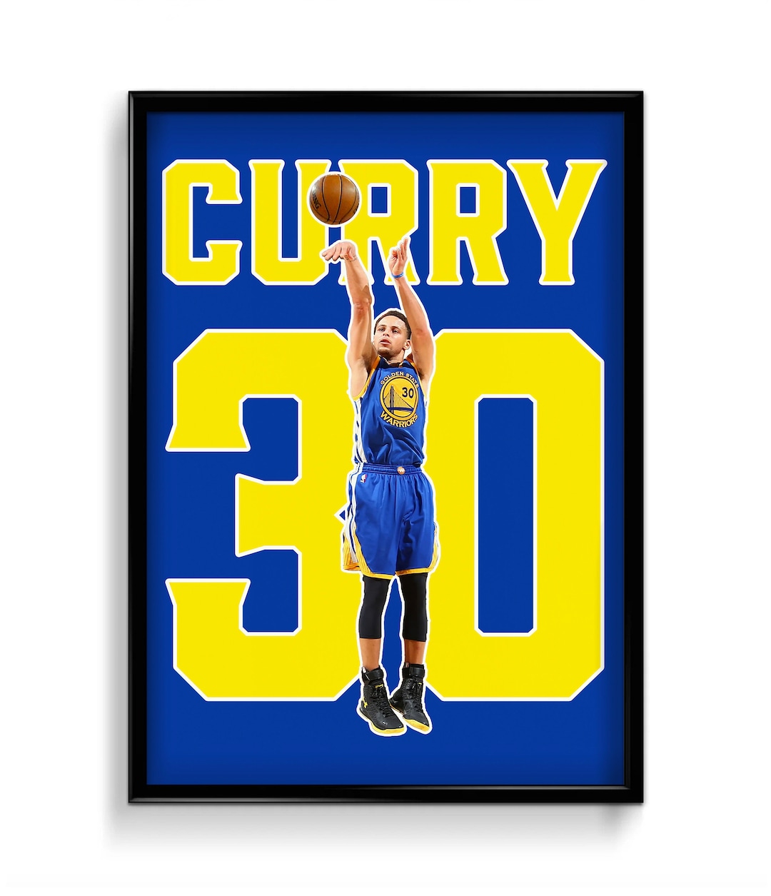 Steph Curry Printable Poster, GSW Print, High Quality Wall Art for ...