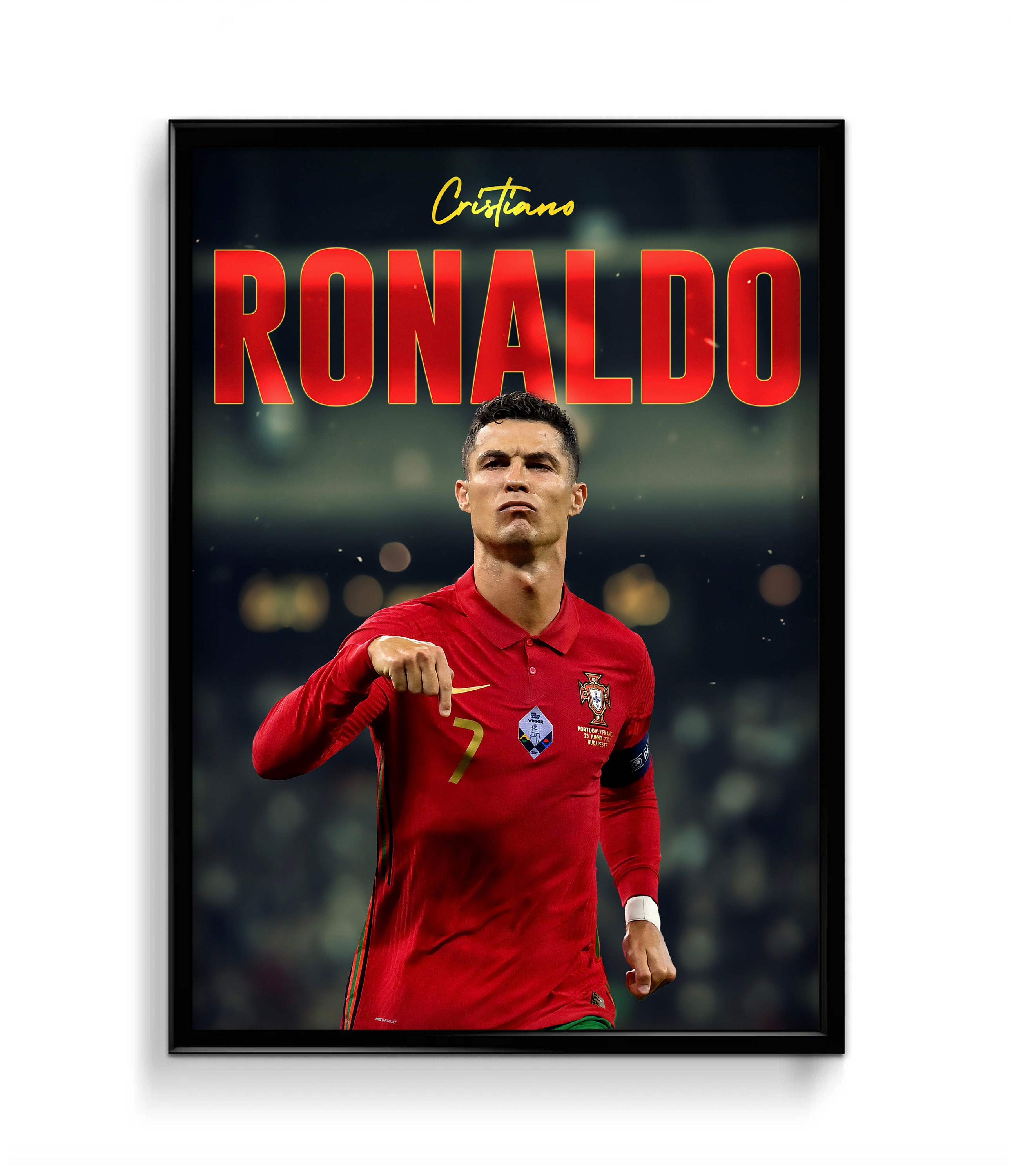 Printable Cristiano Ronaldo Poster sold by Wobble Sallow | SKU 4006883 ...