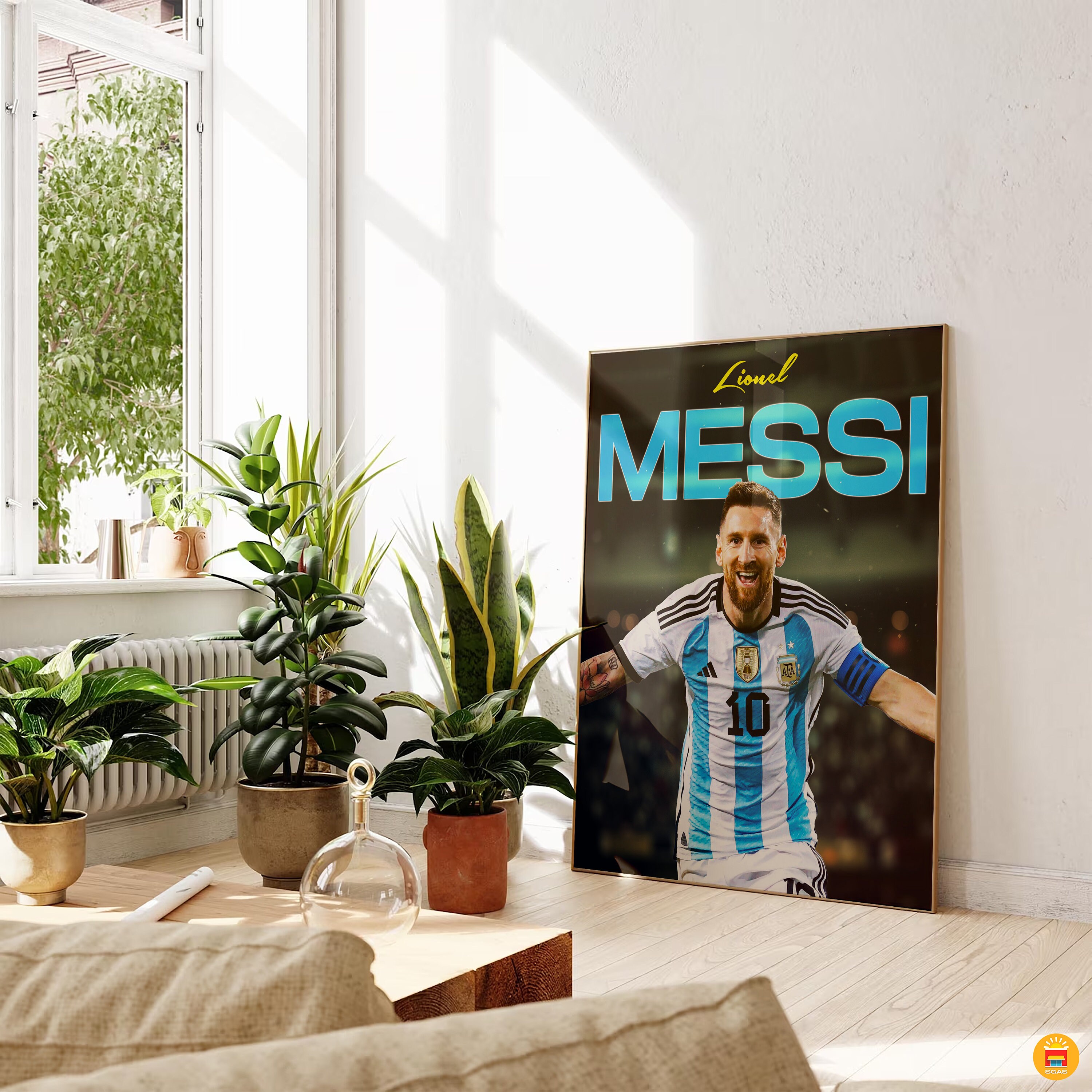 Printable Lionel Messi Poster, Football poster, Soccer poster sold by ...