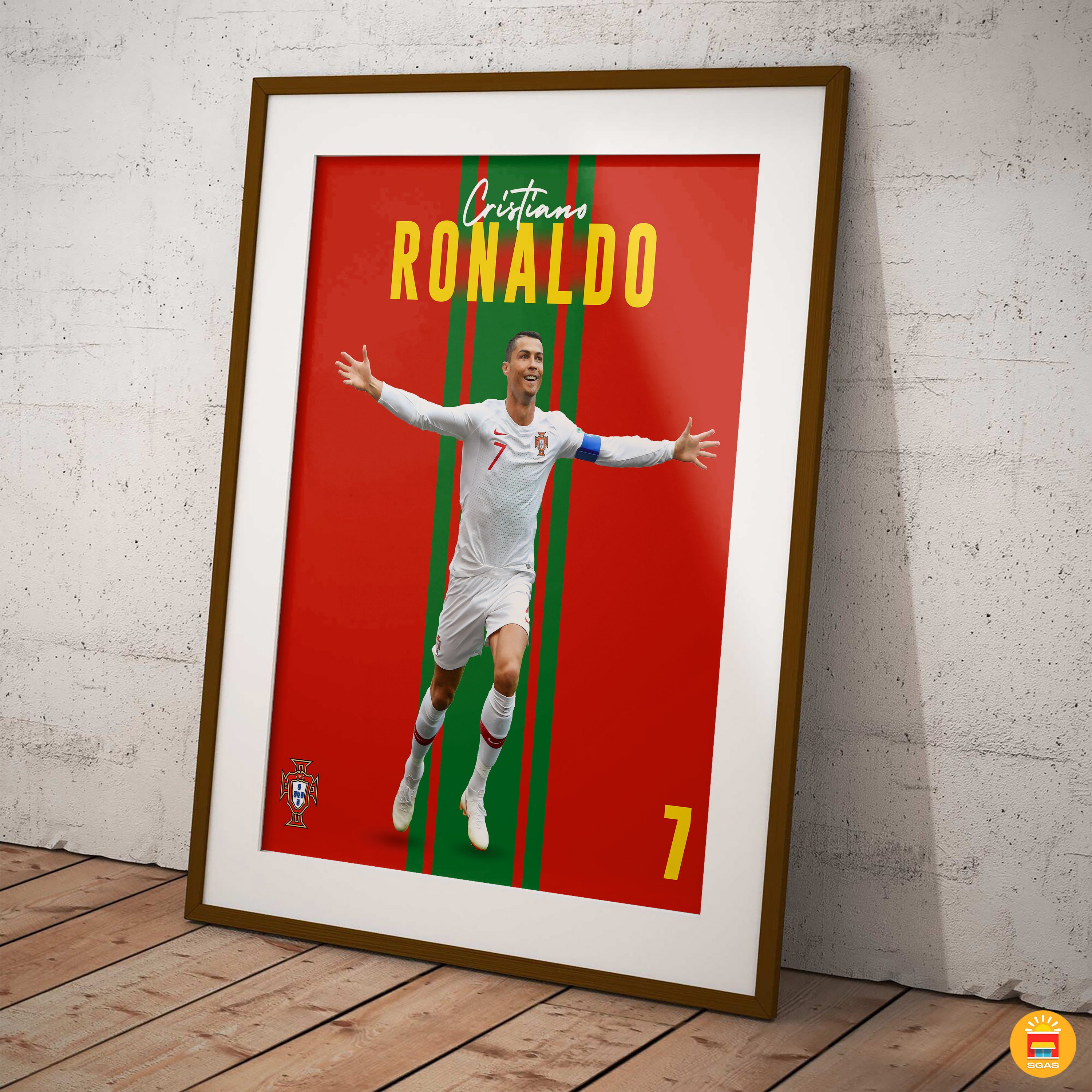 Ronaldo Poster, Cristiano Ronaldo Printable Poster, Soccer poster ...