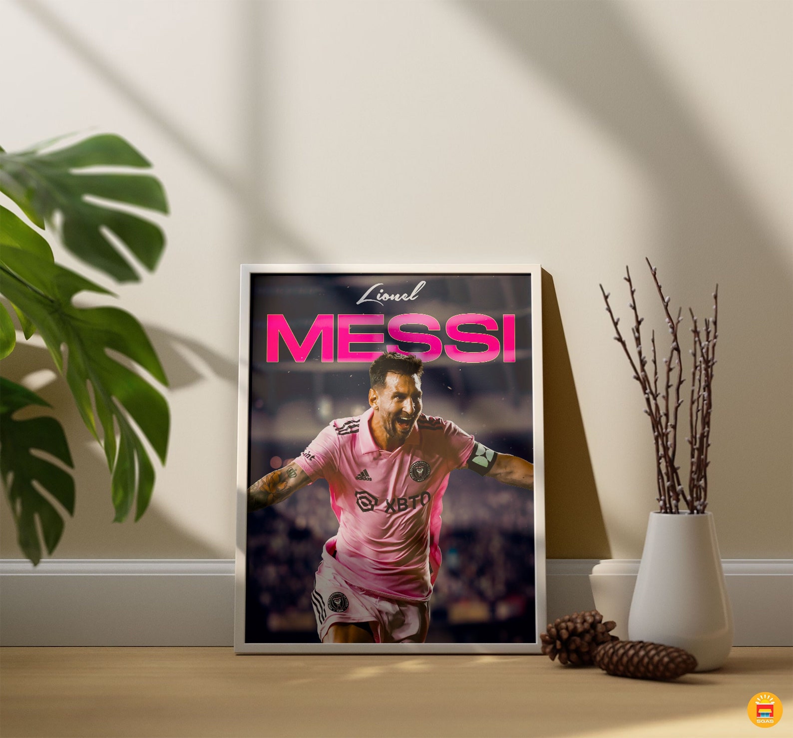 Lionel Messi Poster, Inter Miami Print, High Quality Wall Art for ...