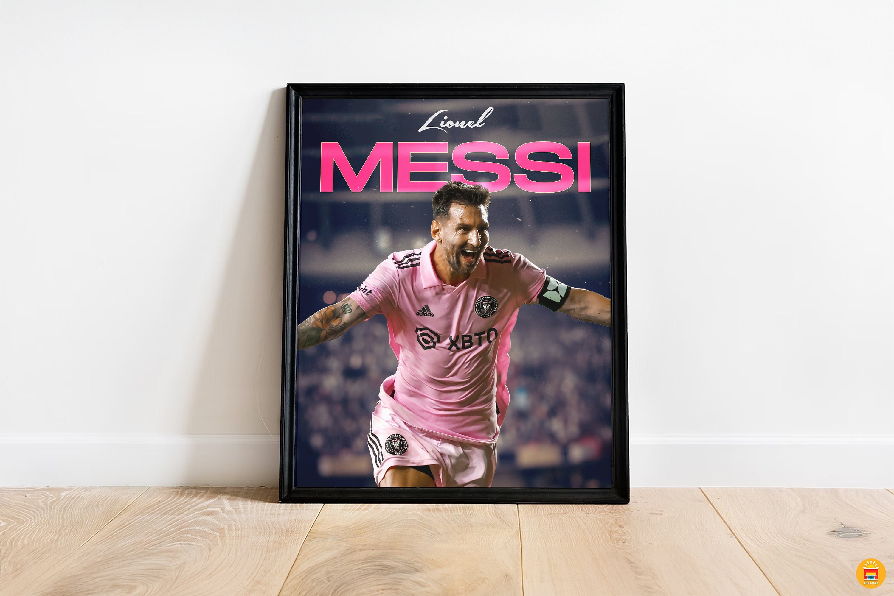 Lionel Messi Poster, Inter Miami Print, High Quality Wall Art for ...