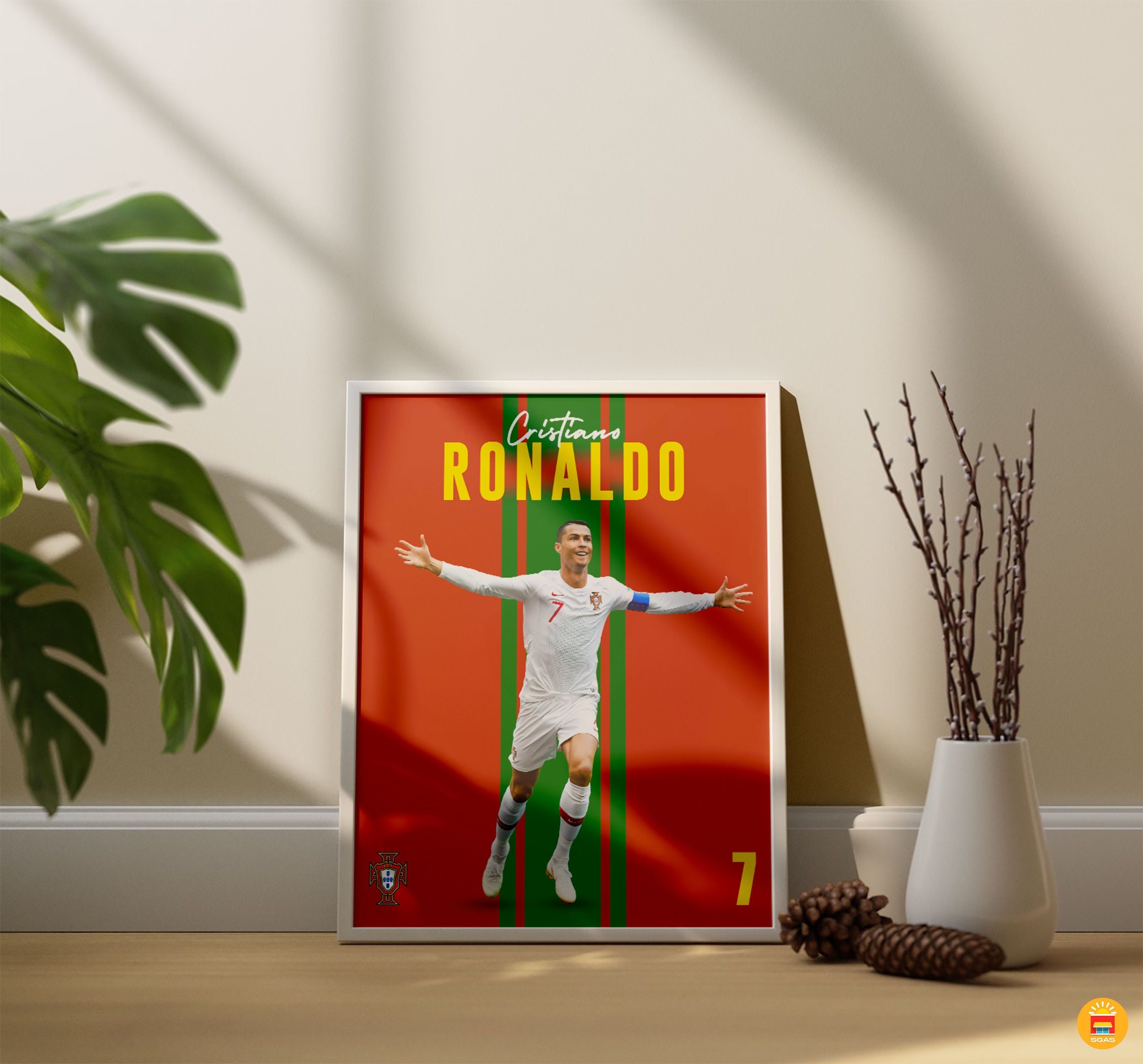 Ronaldo Poster, Cristiano Ronaldo Printable Poster, Soccer poster ...