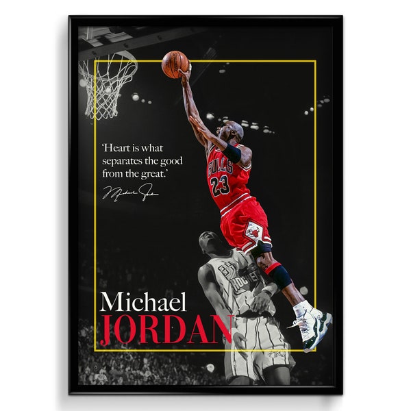 Michael Jordan Poster - Etsy