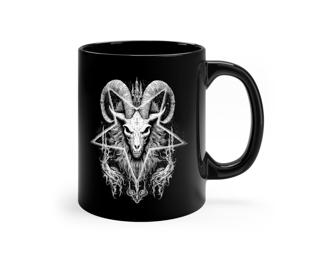 Devil 3 Black Metal 11oz Cup Coffee Tea Hot Chocolate Demon Mug Heavy ...