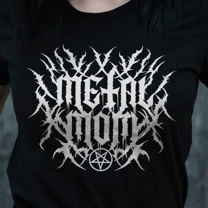 Metal Mom Tshirt Black Metal T Shirt Heavy Metal Tee Mom Gift Tshirt ...