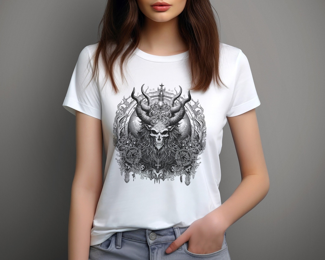 Devil 2 Tshirt Black Metal T Shirt Heavy Metal Tee Horror Gift Satan ...