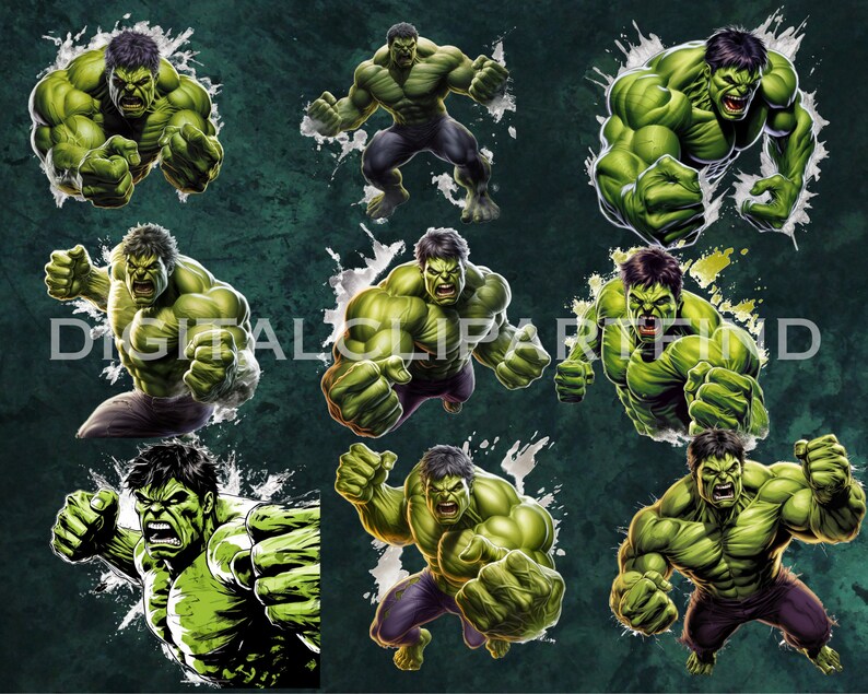 The Incredible Hulk Clipart Transparent Pngs High-quality Digital Art ...