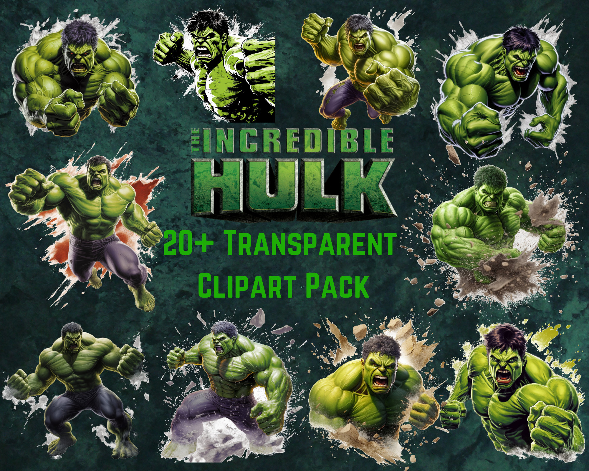 The Incredible Hulk Clipart