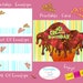 Printable "birthday" Greeting Card Plus Custom Envelope, "ice Cream ...
