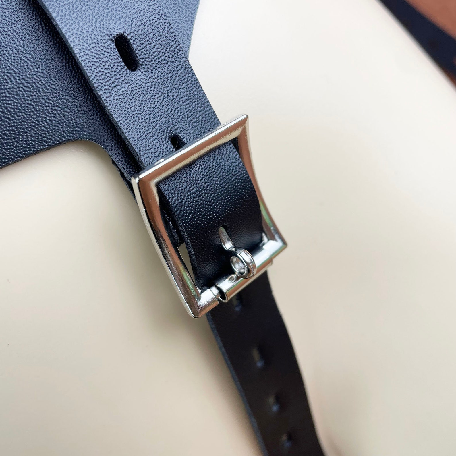 Bdsm Forced Orgasm Butt Plug Harness Strap On Wand Retainer Leather