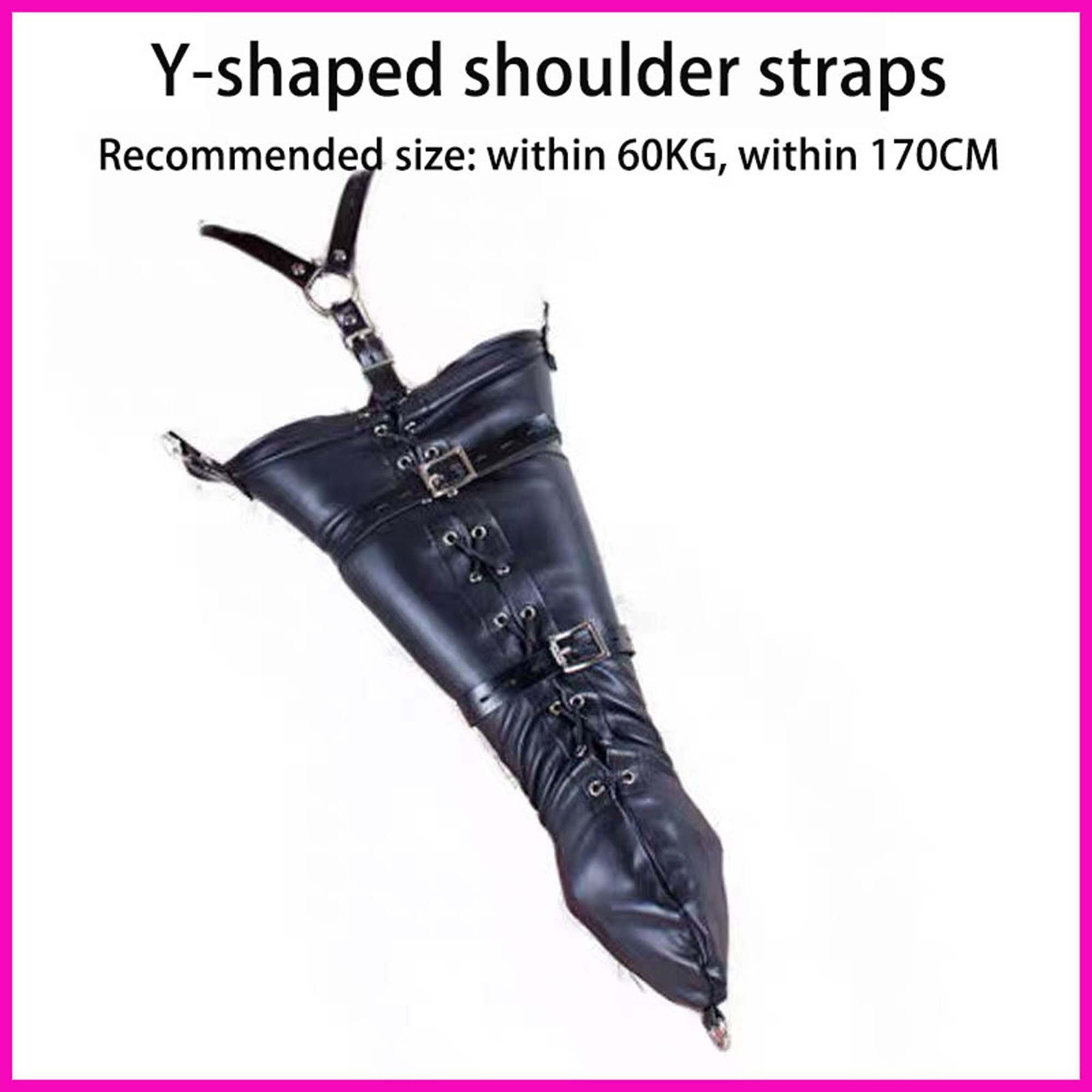 Arm Binder Glove Sleeves,behind Back Bondage Armbinder,bdsm Leather Handcuffs Straight Jacket ...