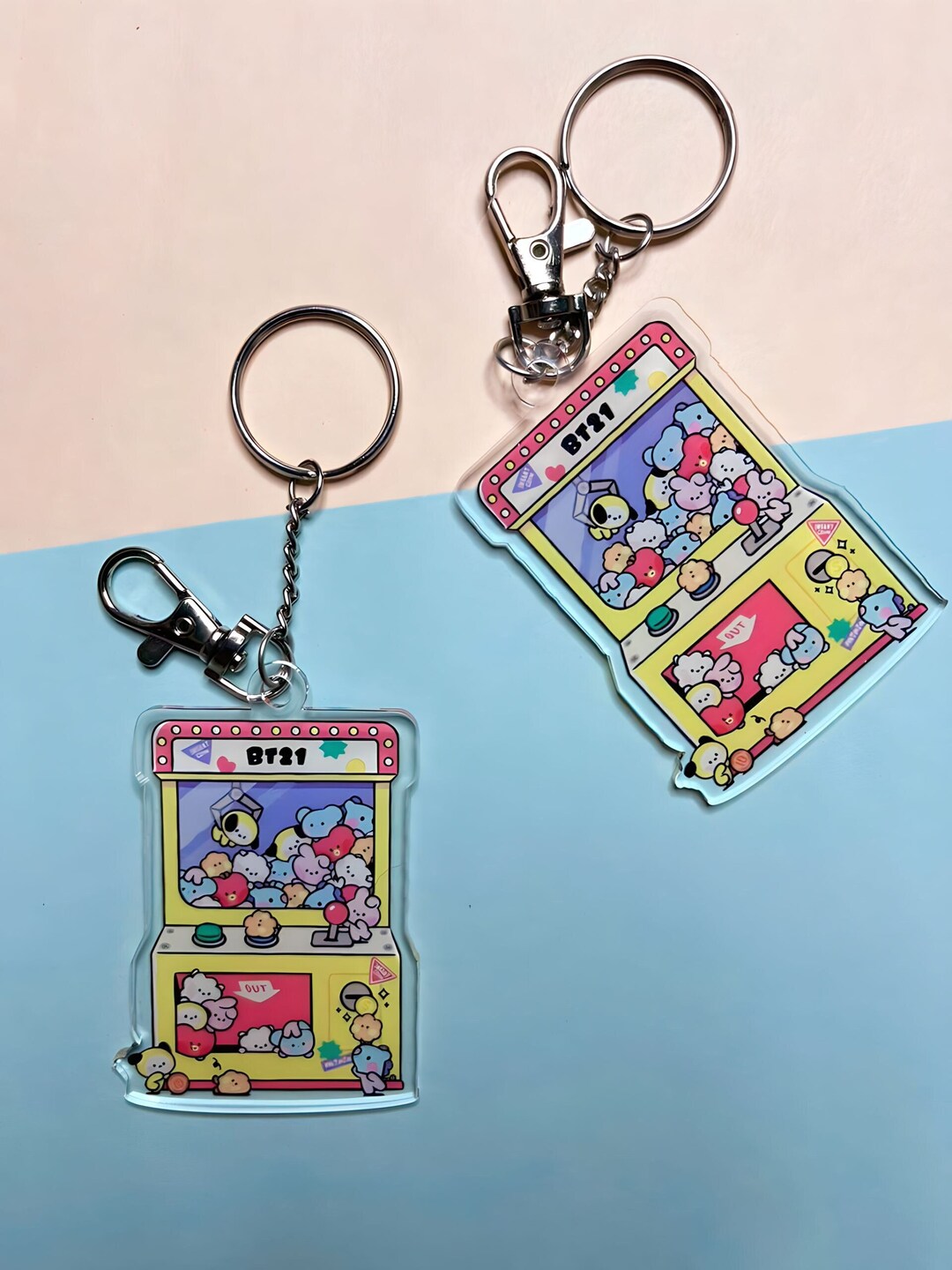 BT21 Minini Game Arcade Acrylic Keychain - Etsy Canada