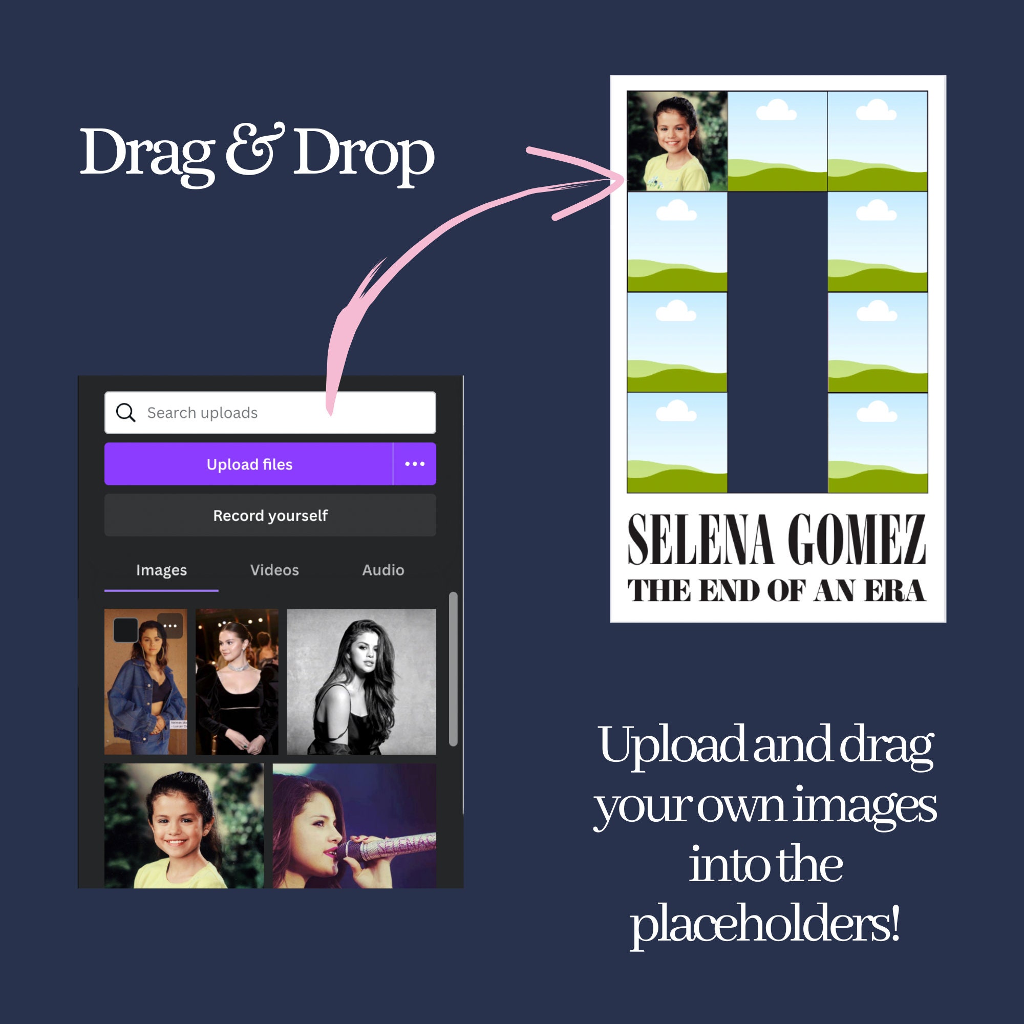 Editable Canva Eras Tour Invitation | Eras Tour Graduation Invite ...