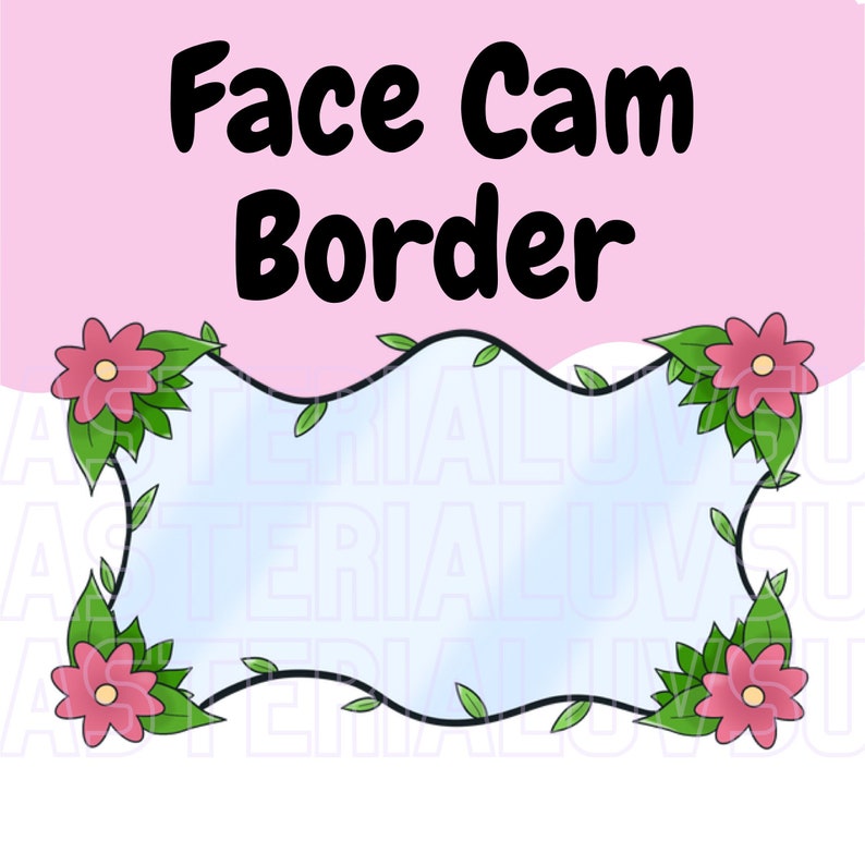 Face Cam Border for Twitch / Kick / Tiktok Streaming - Etsy