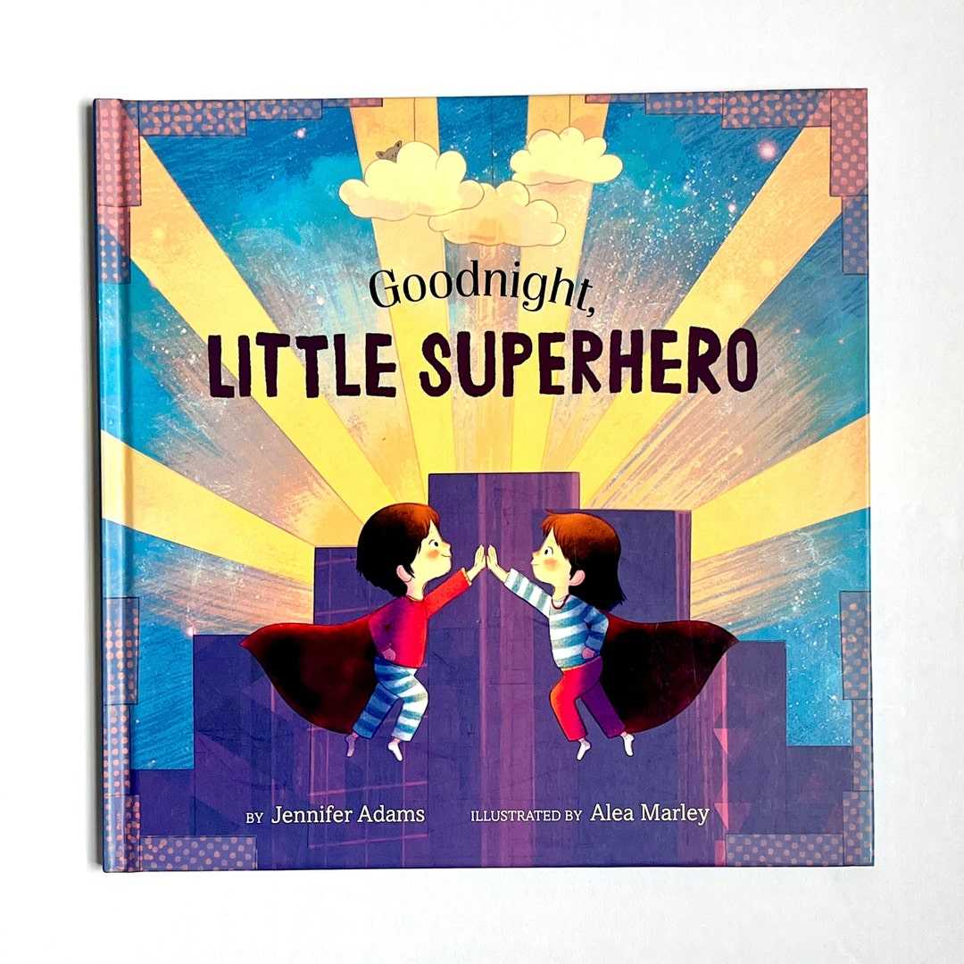 Children's Book Goodnight Little Superhero by Jennifer - Etsy