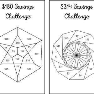 Mandala Coloring Savings Challenge Bundle A6 (digital Download) - Etsy