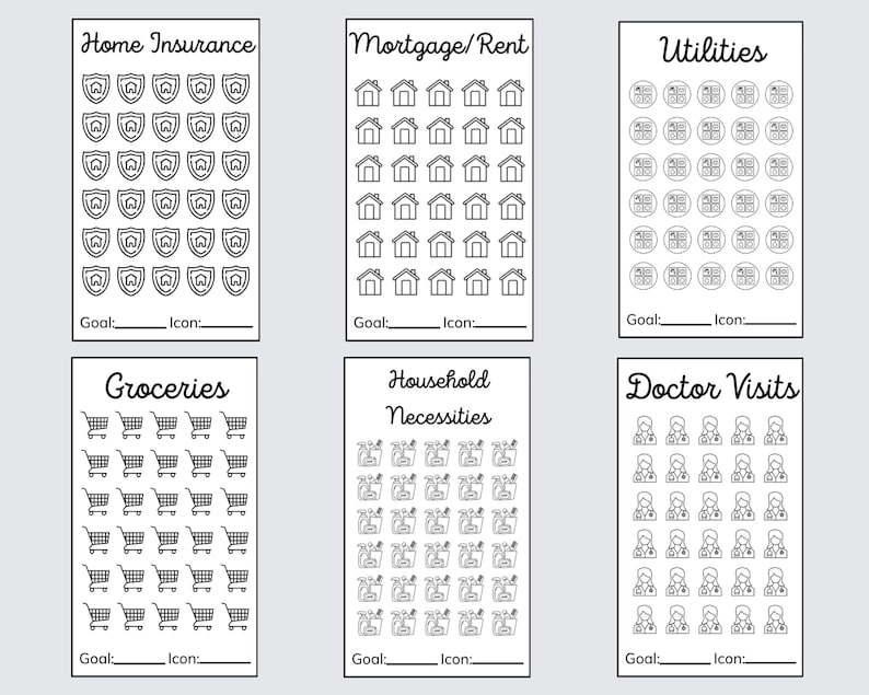 15 Sinking Funds Trackers PDF Digital Download | Budget Savings Binder ...