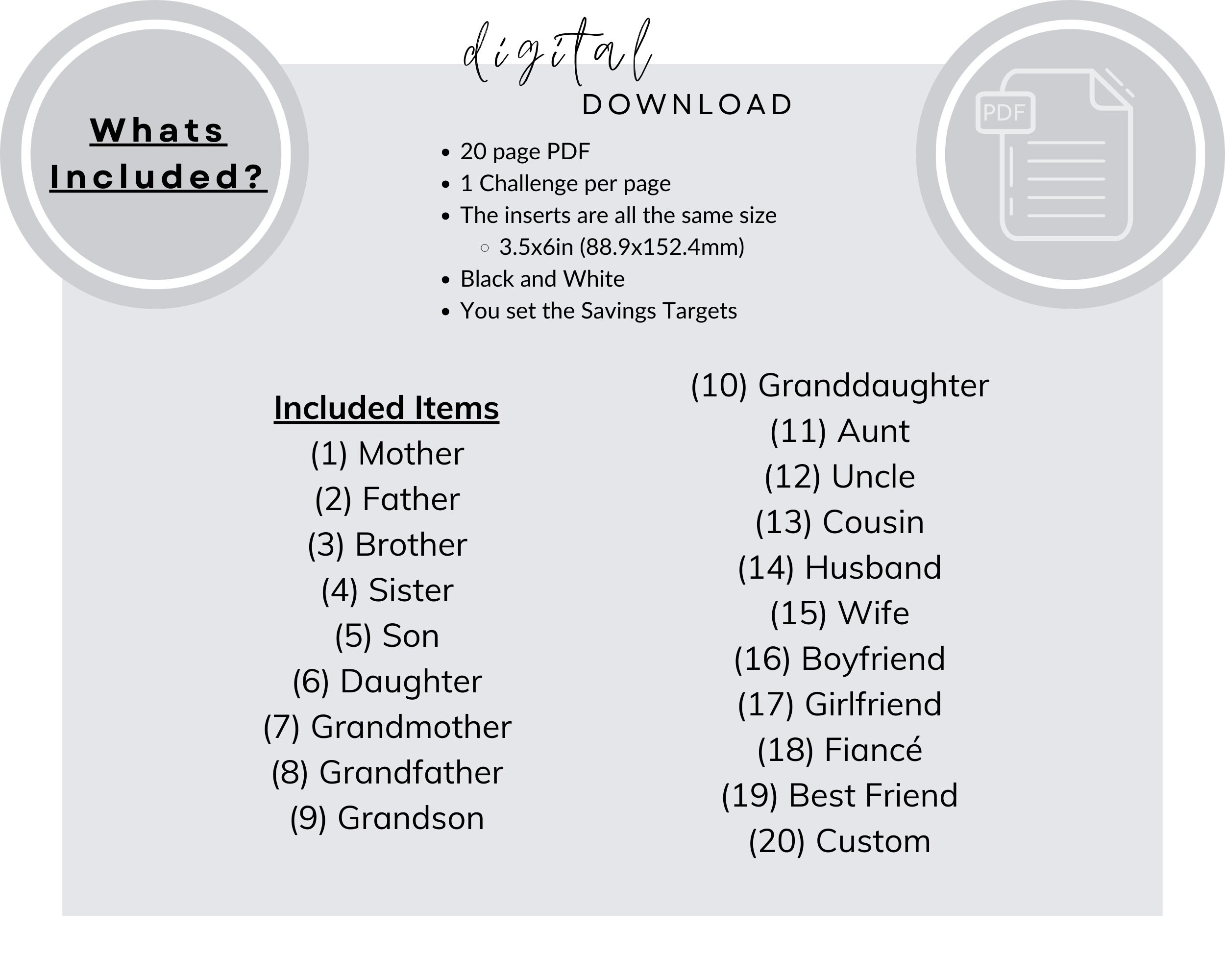 Birthday Savings Challenge: A6 Sinking Fund Trackers (digital Download ...