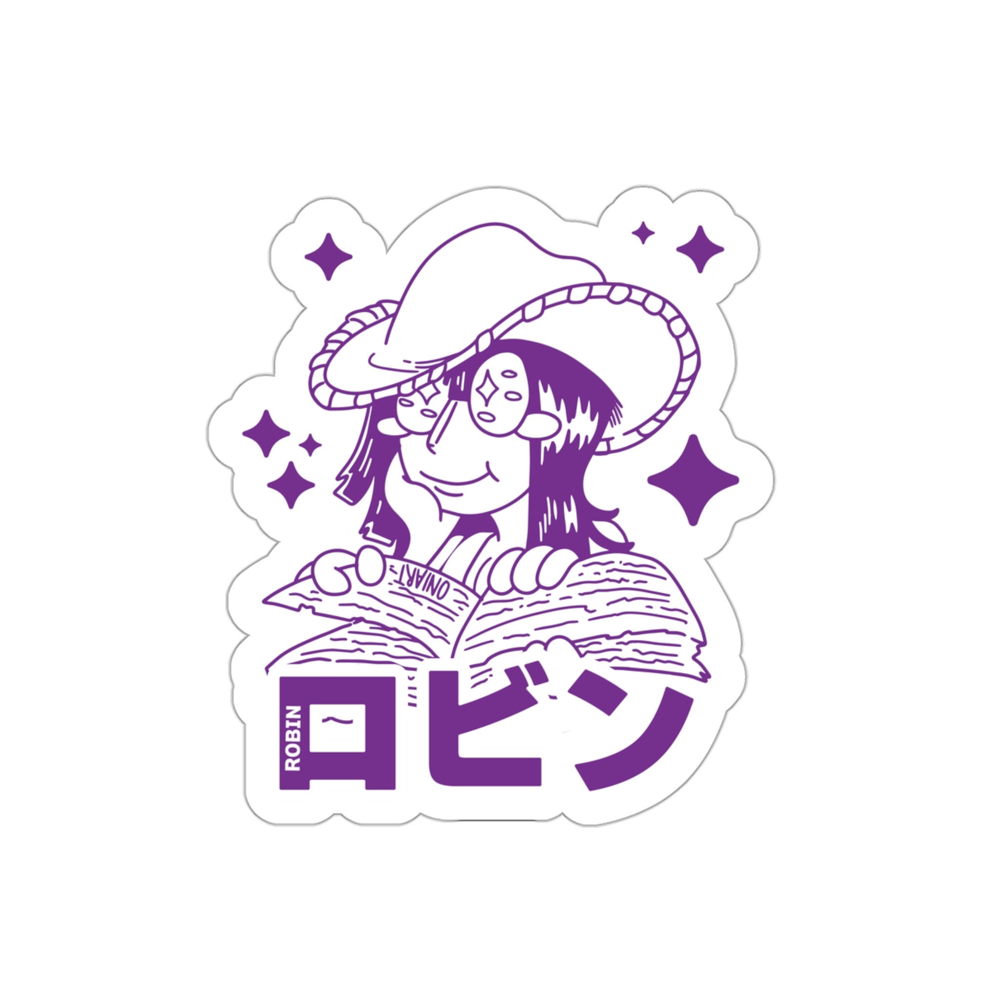 One Piece Straw Hat Member Nico Robin Vinyl Sticker - Etsy
