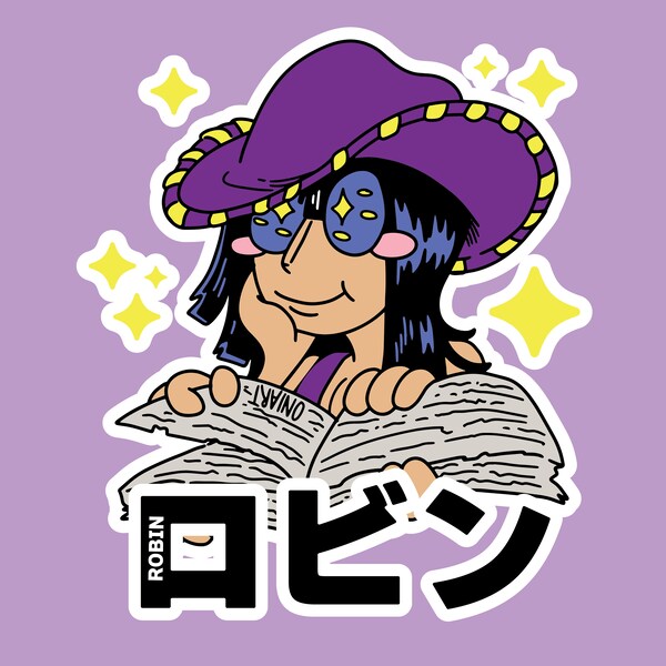 Nico Robin One Piece Sticker - Etsy